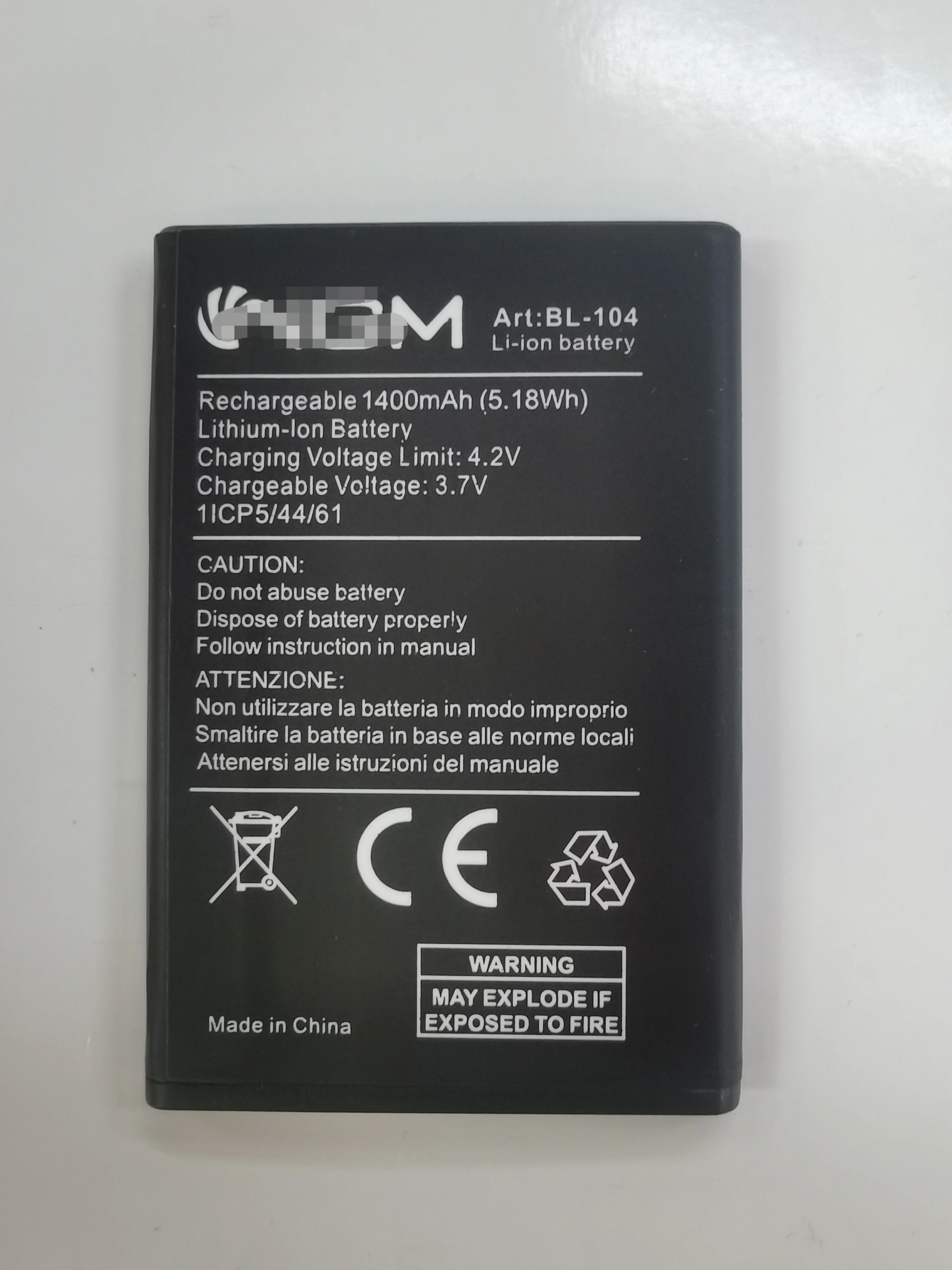 Original-1400mAh-3-7V-BL-104-Replacement-Battery-For-NGM-Art-BL-104 ...