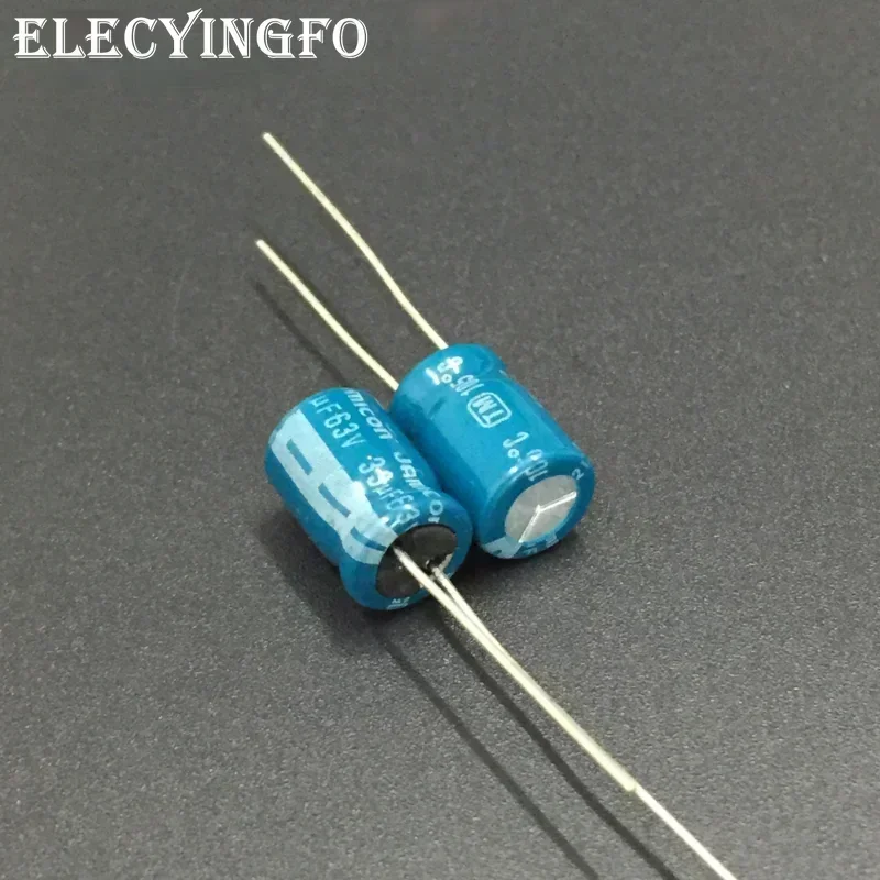 10pcs/100pcs 63V33uF JAMICON TM Series 8x11.5mm 33uF/63V Aluminum ...