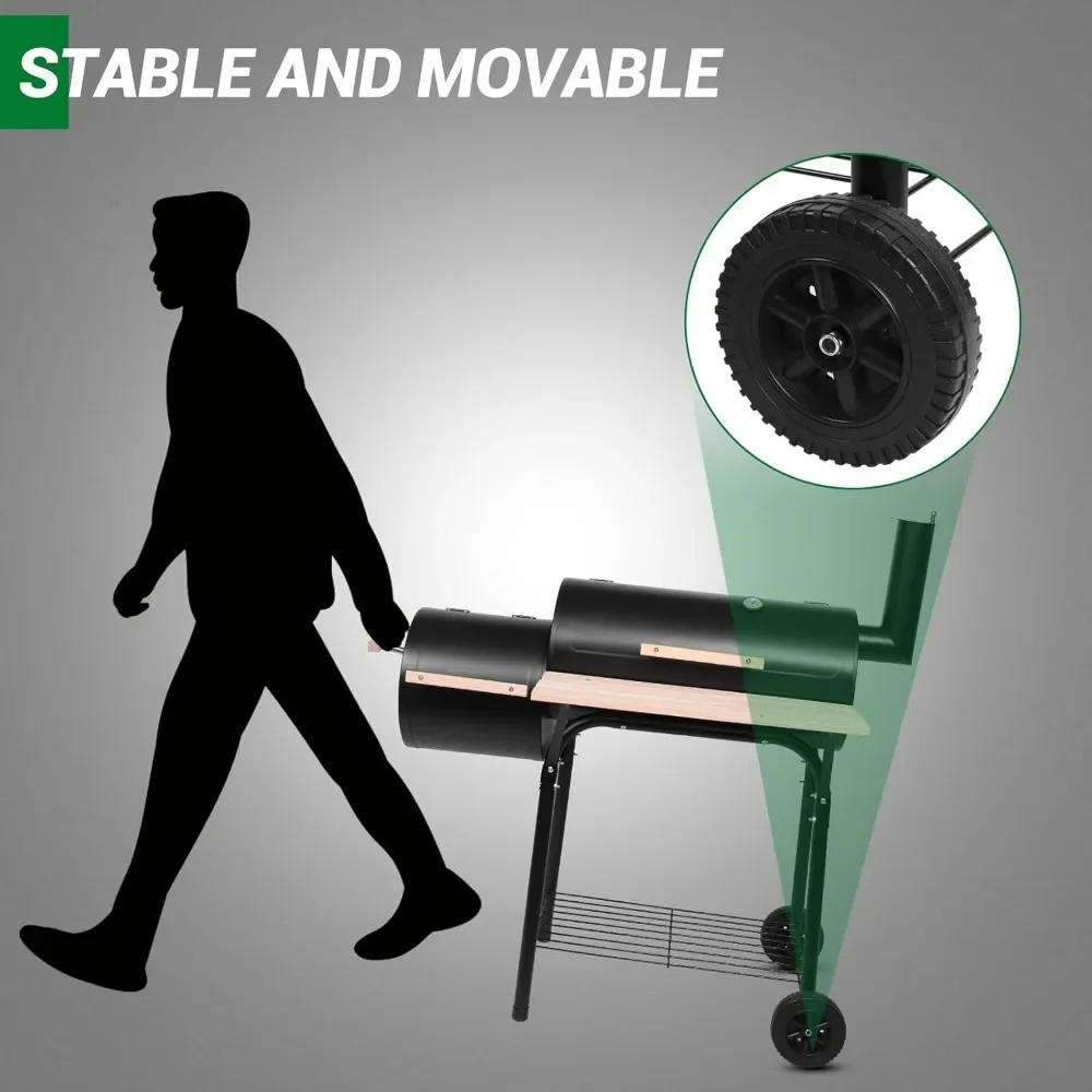 Charcoal Grill and Offset Smoker – EZ Cooking Solutions