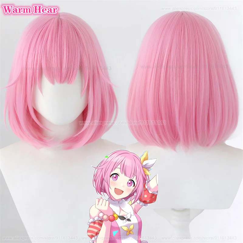 Anime-Ootori-Emu-Cosplay-Wig-Cosplay-Emu-Wig-Pink-Cute-Heat-Resistant ...