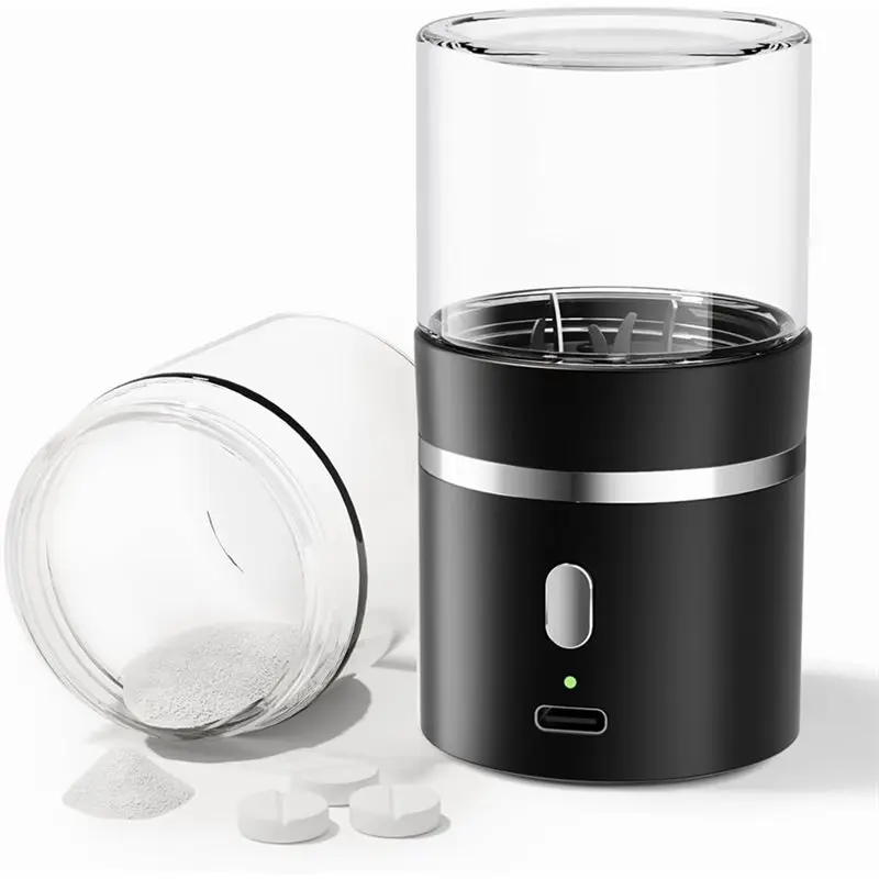 【PLAISIR】Electric Pill Crusher, Portable Cordless Device For Crushing ...