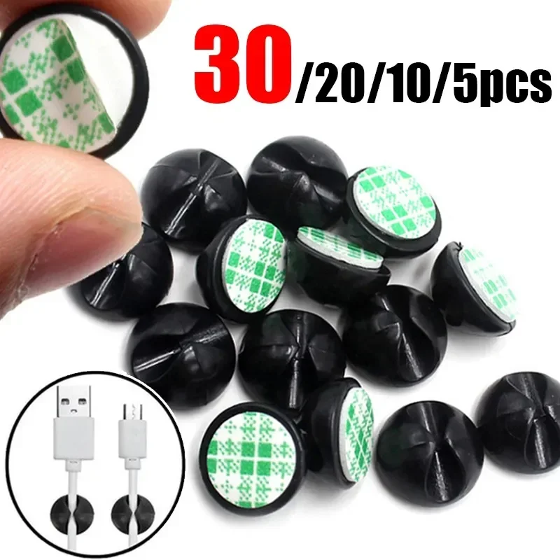 Car-Dashboard-Data-Cable-Clips-Self-Adhesive-USB-Line-Hub-Wire-Holder ...