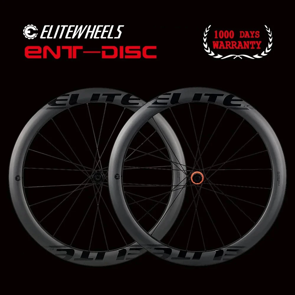 ELITEWHEELS-Carbon-Wheels-Disc-Brake-700c-Road-Bike-Wheelset-ENT-UCI ...