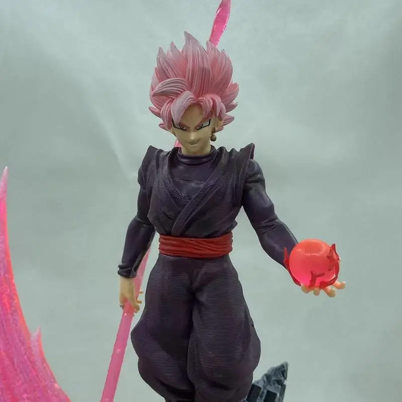 New Dragon Ball Goku Black Super Saiyan Rose PVC Action Figure Zamasu ...