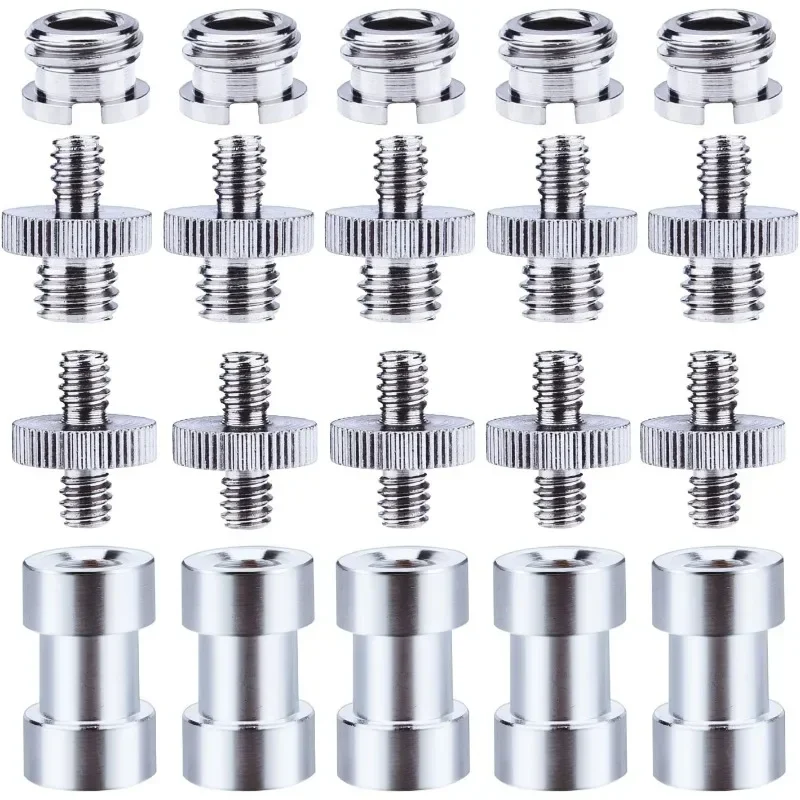 1-4-Inch-and-3-8-Inch-Converter-Threaded-Screws-Adapter-Mount-Set-for ...