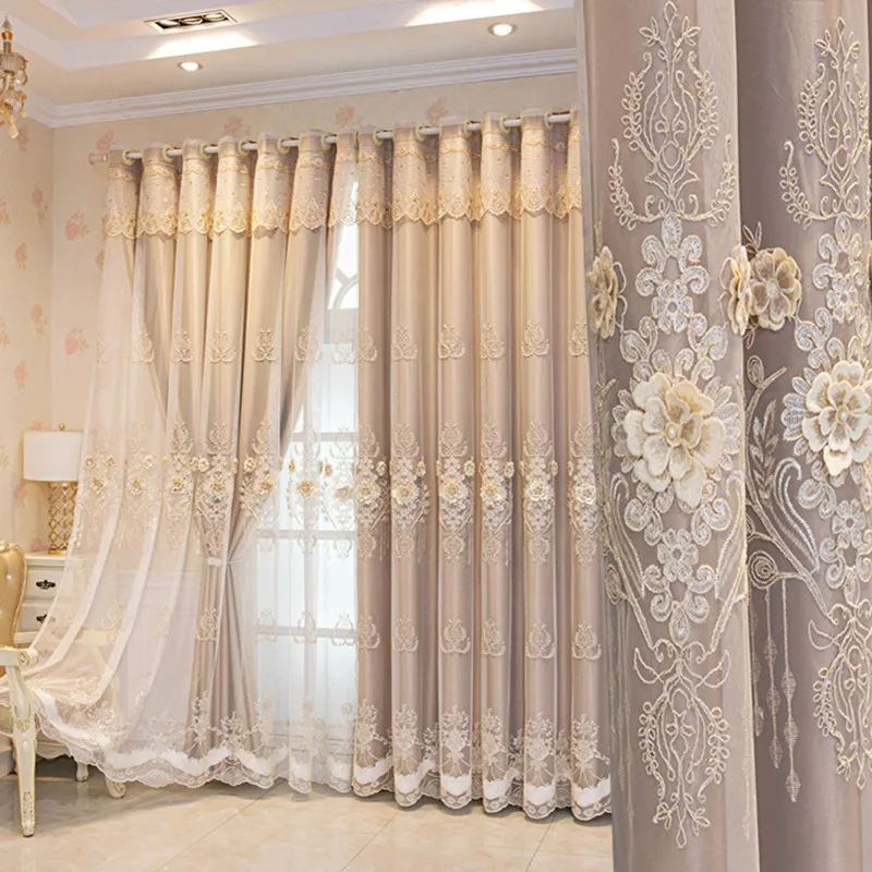 Rideaux-de-luxe-brod-s-en-relief-3D-pour-salon-chambre-coucher-salle ...