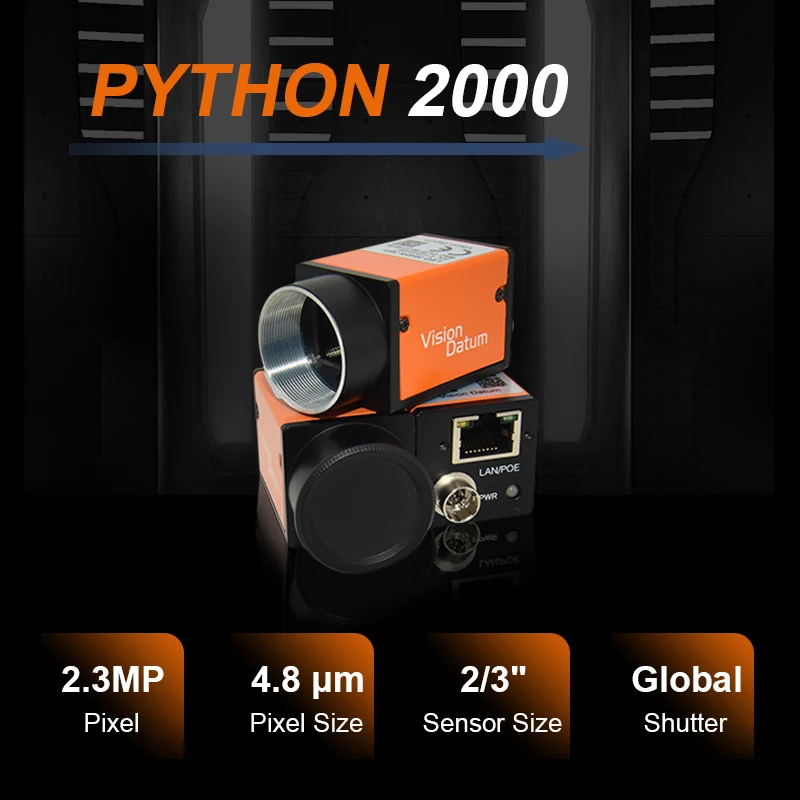 Vision Datum 2MP CMOS 산업용 HD 미니 카메라 PYTHON2000 2/3 ”재료 등급 및 - 티몬