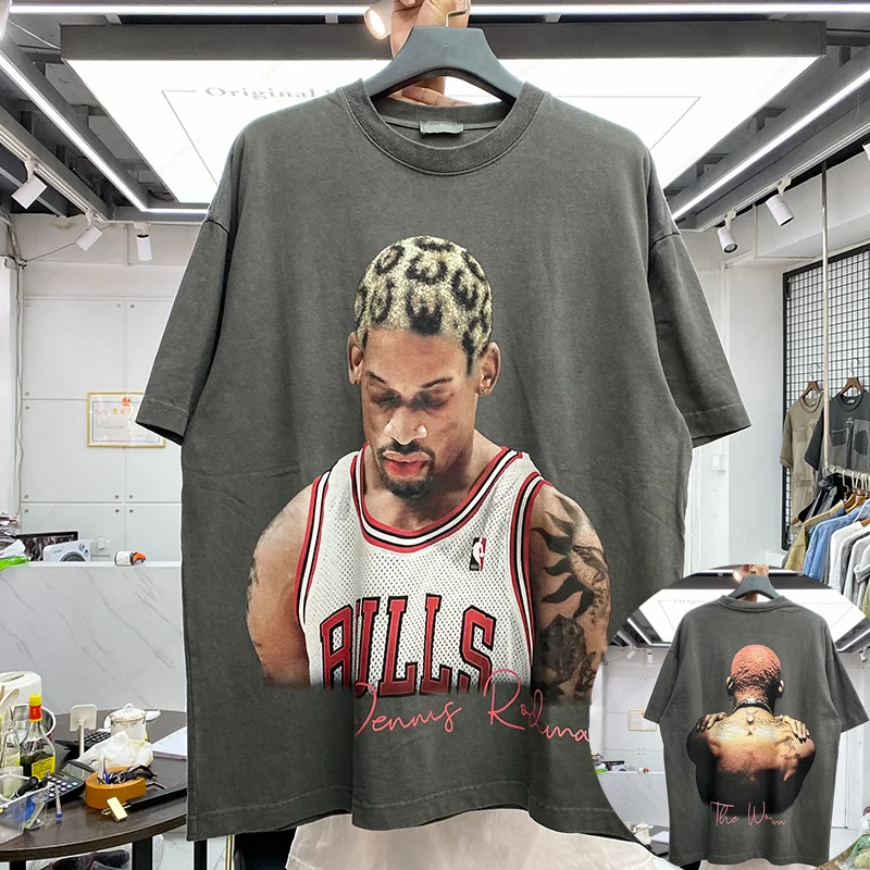 High-quality-Cotton-Men-T-Shirts-Rodman-Print-Round-Neck-Short-Sleeve ...