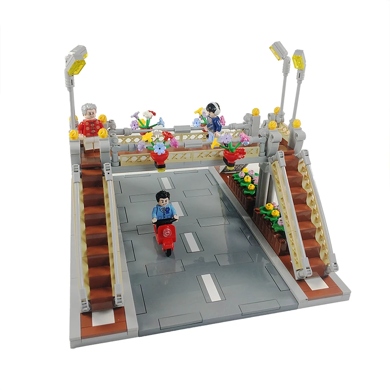 MOC Urban Scene, Compatible avec Lego Small Mars importer nights, Road ...