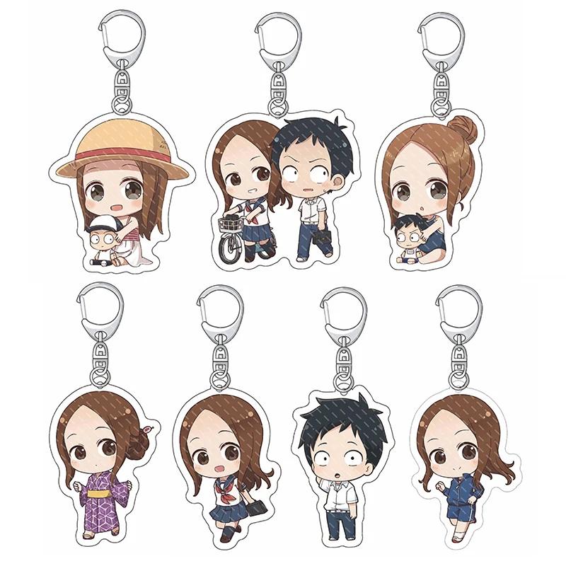 15-Styles-Adorable-Takagi-Cartoon-Figure-Keychain-Anime-Teasing-Master ...