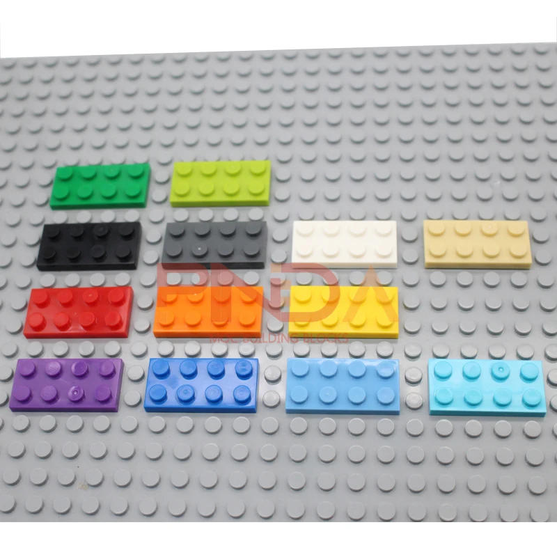 30pcs MOC Compatible 3020 Plate 2x4 Bricks Colorful Building Blocks ...