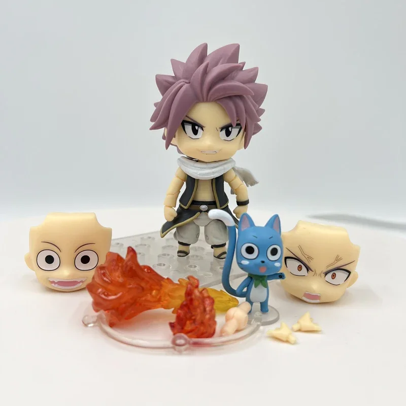 Chibi Cauda De Fada Cinza Baixe Cavalo Branco Com Crina E Cauda Longas