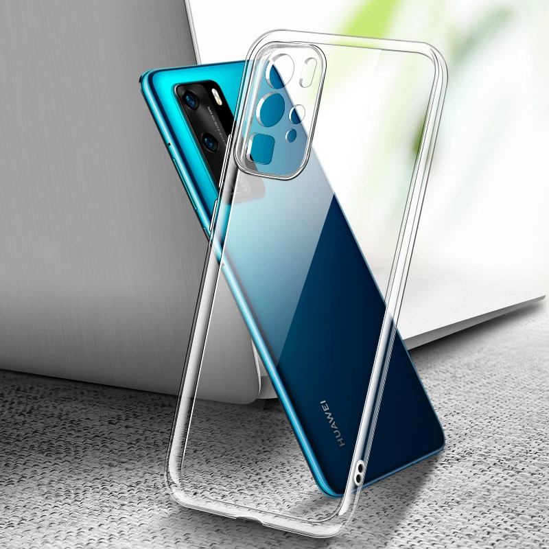 Original Clear Funda Case For Huawei P40 Pro Plus Lite E Soft Silicone ...