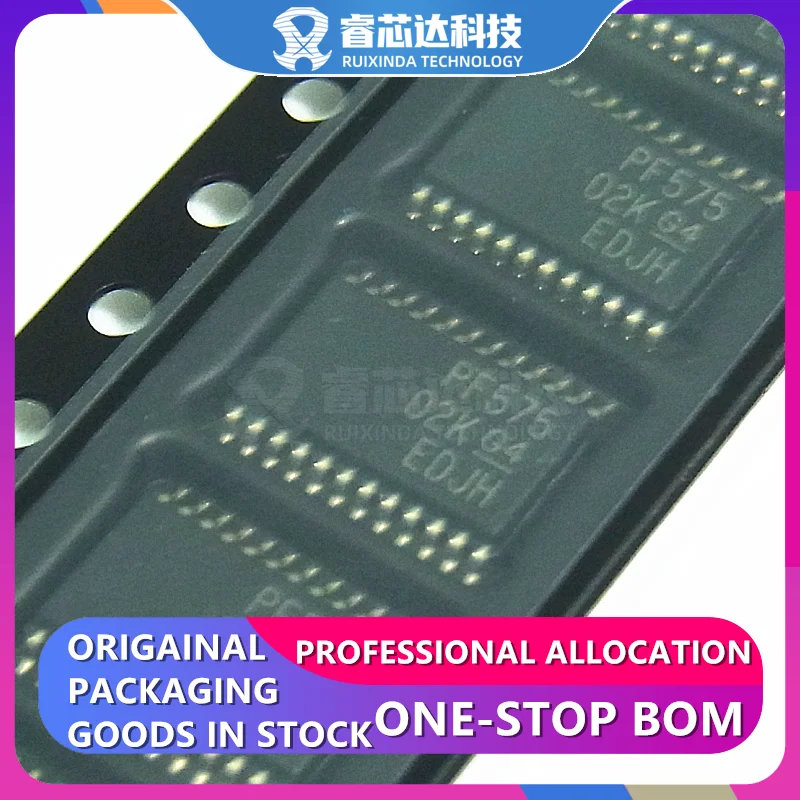 RXDNA-PCF8575PWR-marking-PF575-TSSOP24-PCF8575PW-I-O-Expander-16-I-C ...