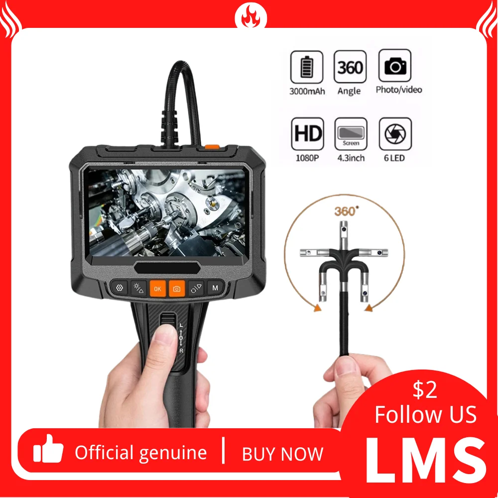 Dual-Lens-Steering-Industrial-Endoscope-Articulating-Borescope-with-5-0 ...