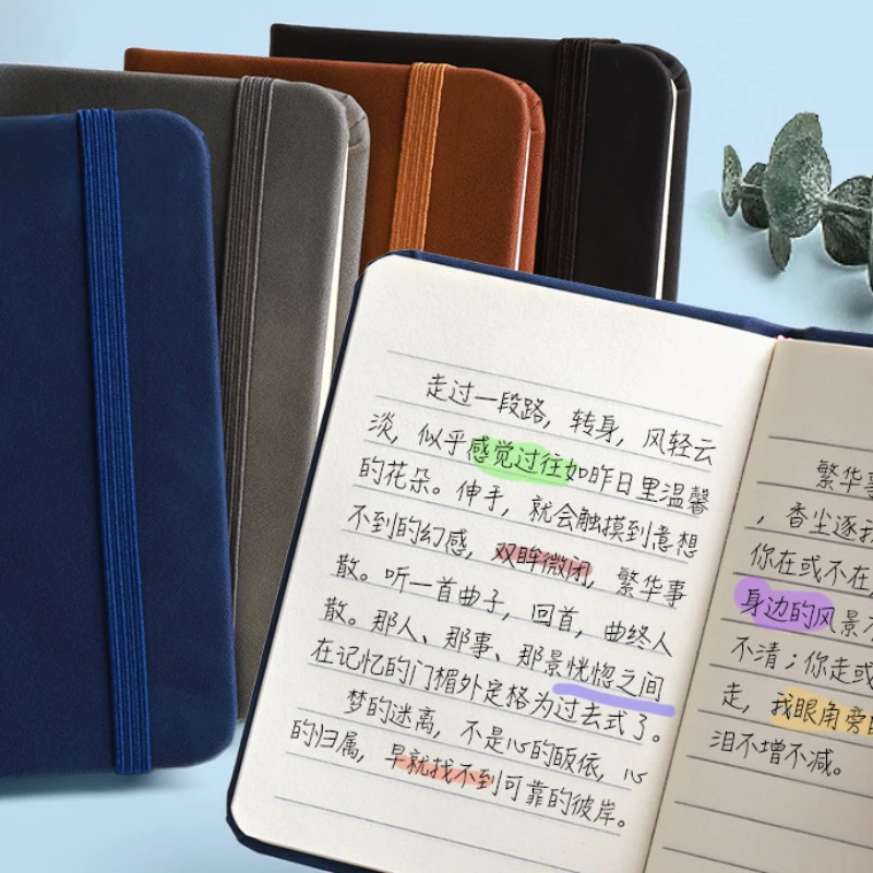Mini Book A7 Small Notebook Portable Portable Notepad Small Pocket Skin ...