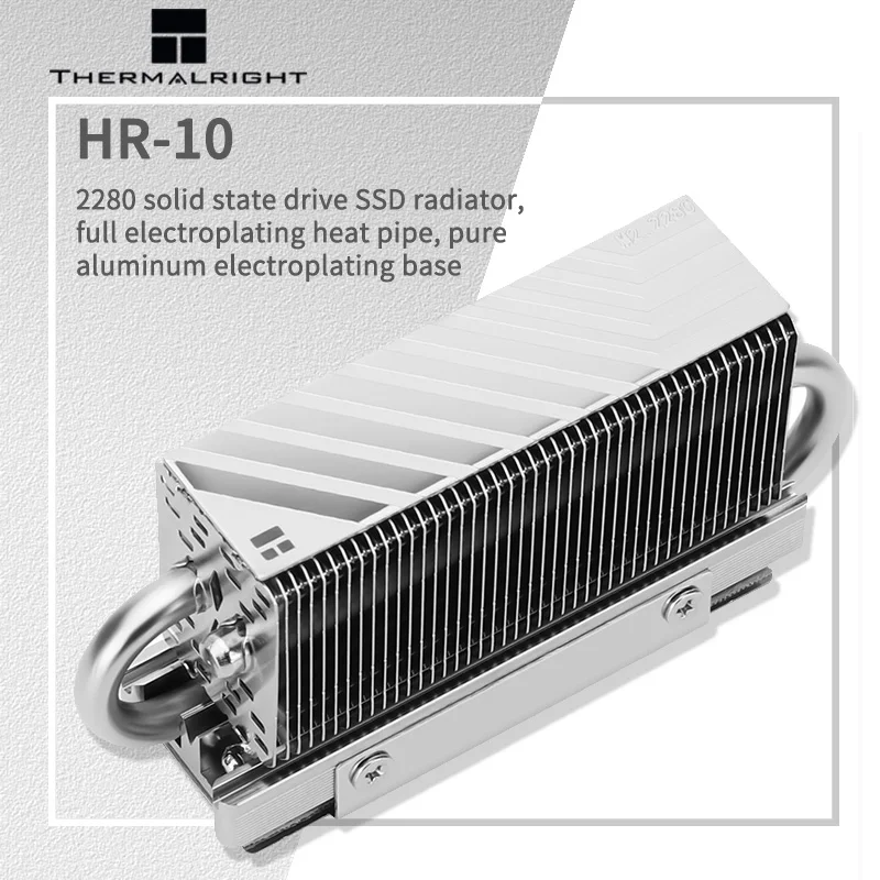 Thermalright HR-10 2280 M.2 Solid State Drive AGHP Heat Pipe Radiator M ...