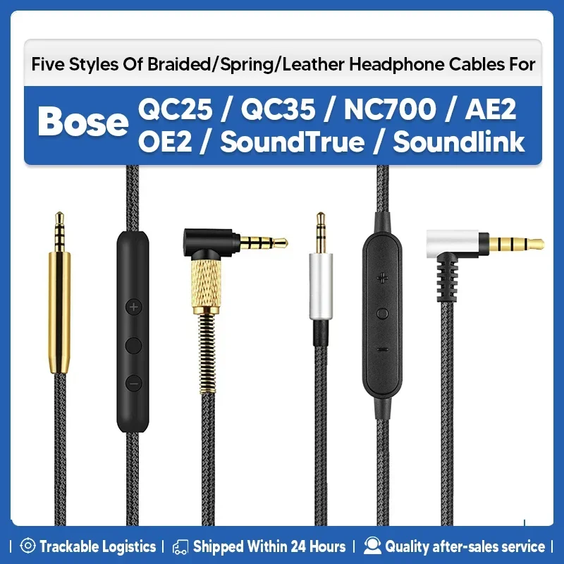 Replacement Nylon Braided Upgrade Audio Headphone Cable Accessori To 3 ...