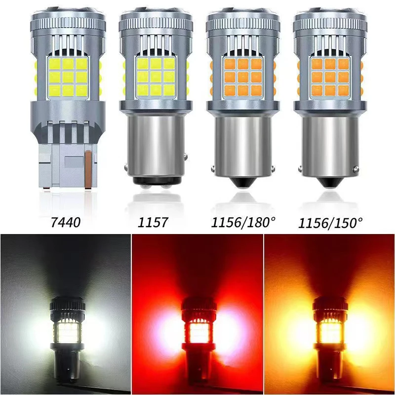 1X-1200lm-LED-Car-Signal-Light-Bulb-with-Fan-Super-Bright-1156-1157 ...