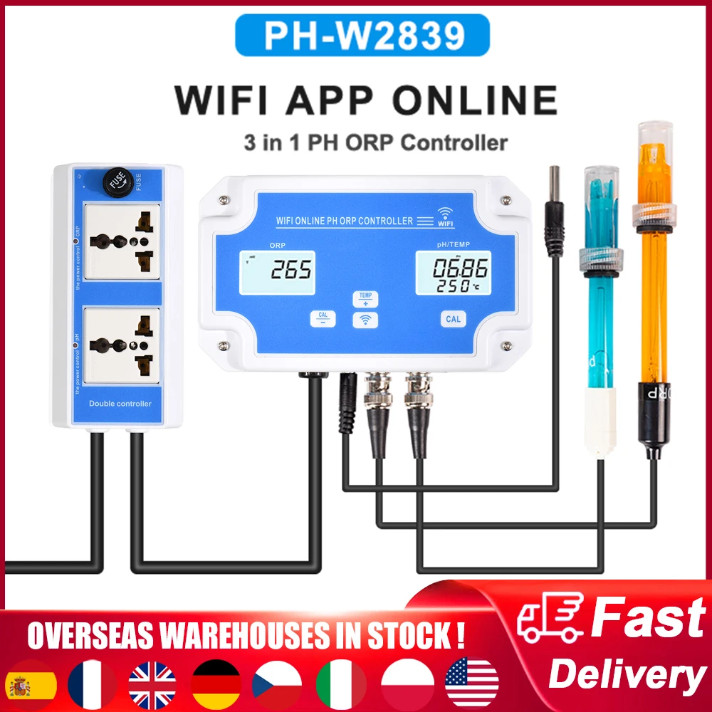 Ph Tester Monitor Hydroponics | Ph Ec Monitor Hydroponics | Aquarium ...