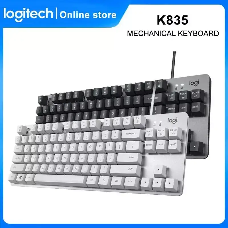 Logitech-K835-Mechanical-keyboard-Wired-Gaming-Keyboard-TKL-84-key-floating-keycap-For-Desktop ...