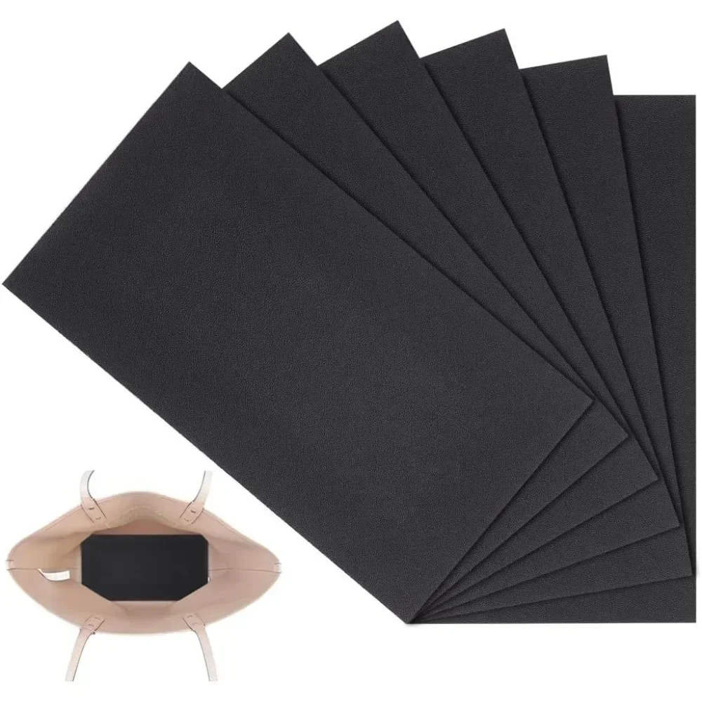 6pcs Black Handbag Base Shaper 9.8 x 5 Inch Bag Purse Bottom Insert ...