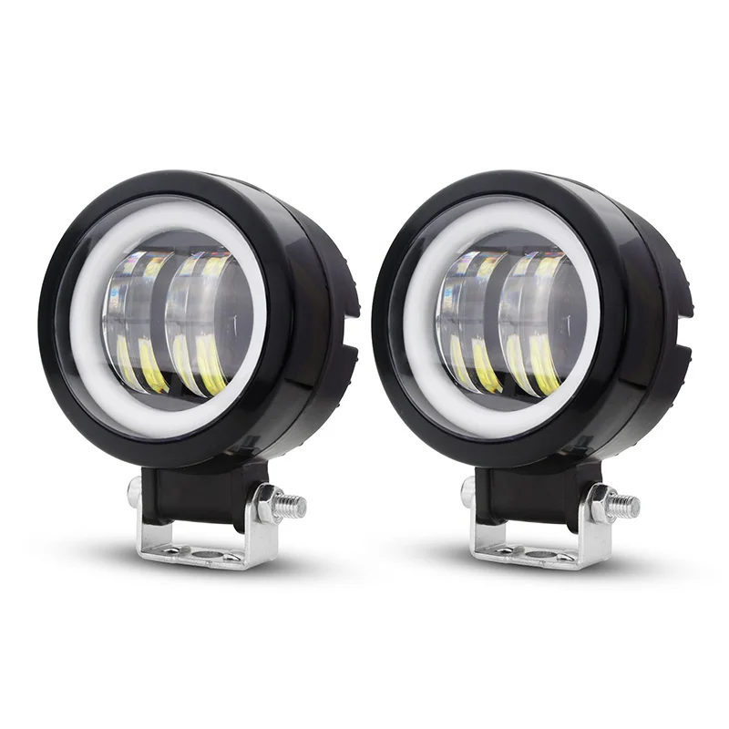 2-1PCS-3-Inch-Square-Led-Angel-Eyes-Driving-Lights-For-Car-Round ...