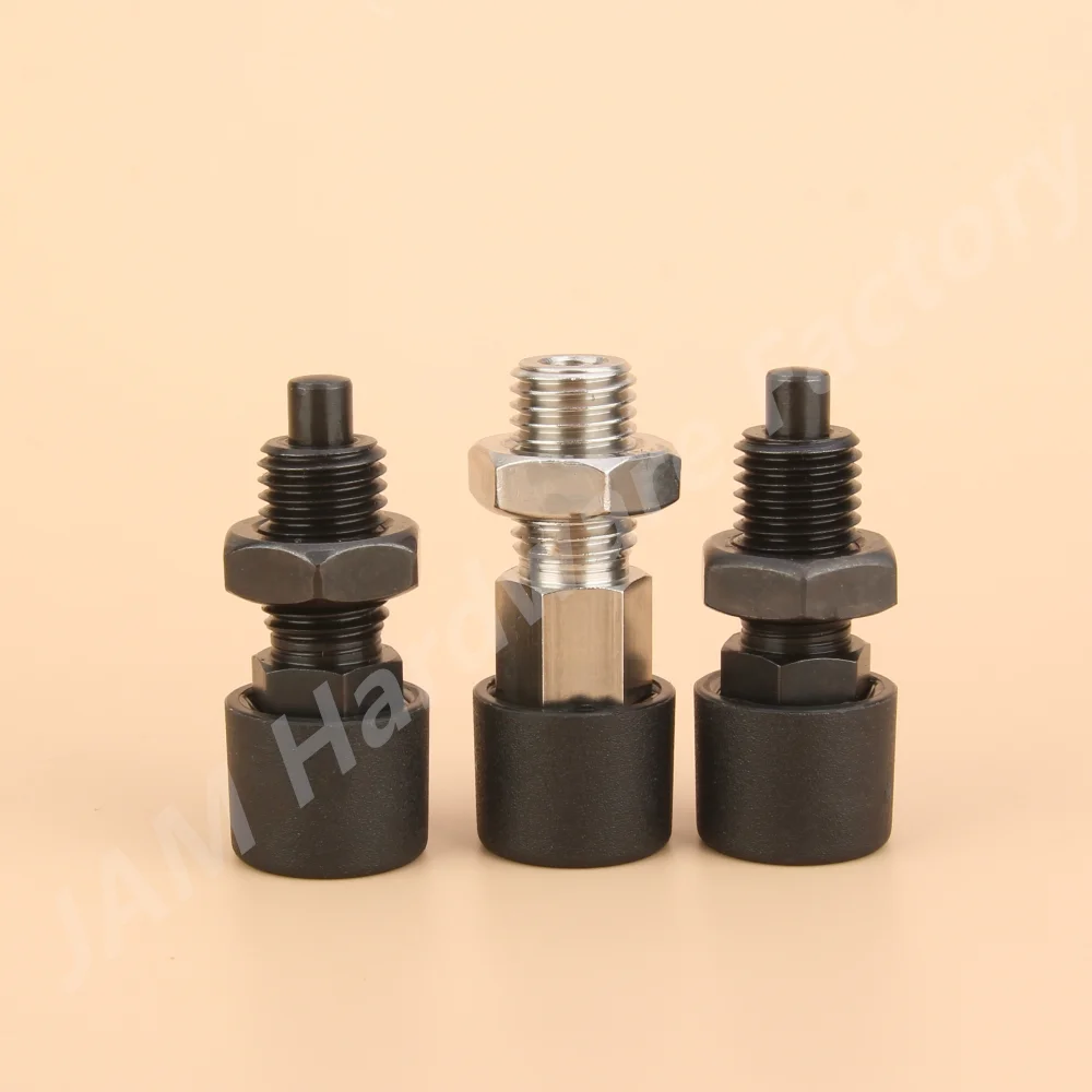 MJ251 M12/M16 Press-fit Knob Carbon Steel/Stainless Steel Fine Thread ...