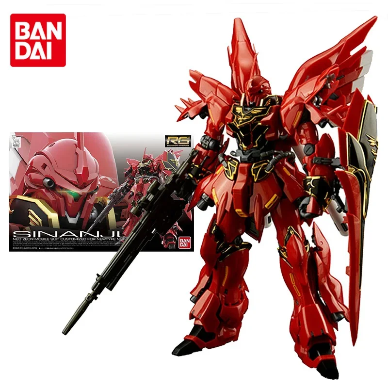 Bandai-Gundam-Model-Kit-Anime-Figure-RG-22-1-144-MSN-06S-Sinanju-Gundam ...