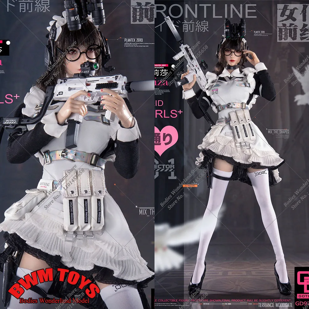 GDTOYS GD97007 1/6 Scale Collectible Maid Girls Frontline ELIZA 12'' Female Solider Action ...