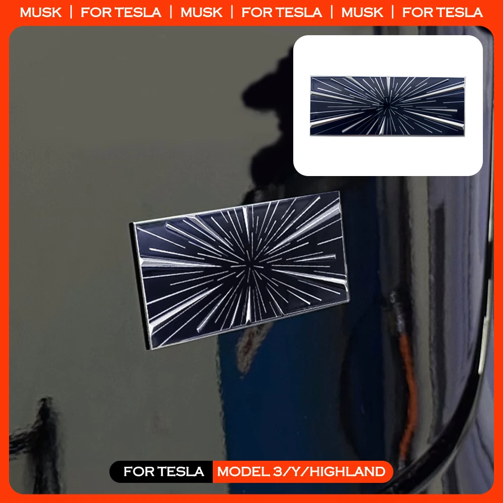 Car-Time-Space-Tunnel-Logo-Trunk-Badge-Emblem-Decals-Sticker-For-Tesla ...