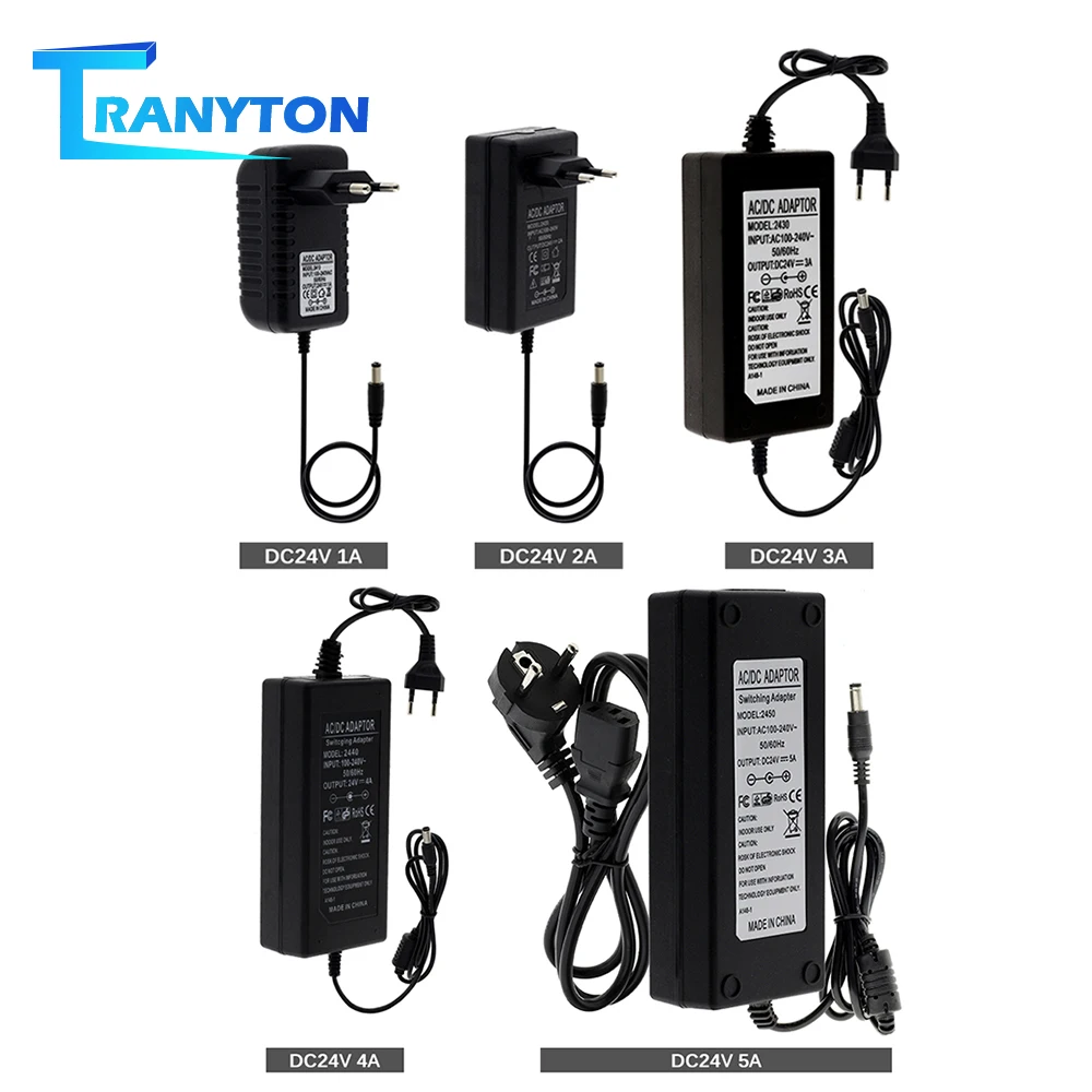 LED-Power-Adapter-AC110V-220V-to-DC12V-24V-Lighting-Transformer-1A-2A ...