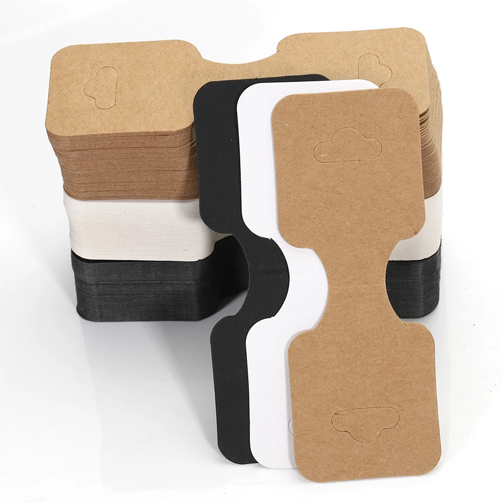 50pcs-Solid-Kraft-Paper-Card-3-5x-9-cm-Foldable-Hang-Card-Head-for ...