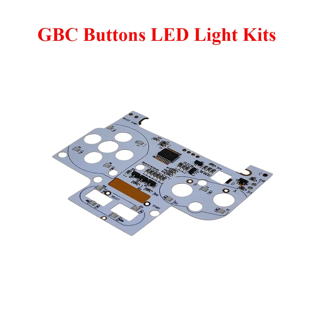 New GBC Buttons LED Light Kits For Gameboy Color Button Game Console ...