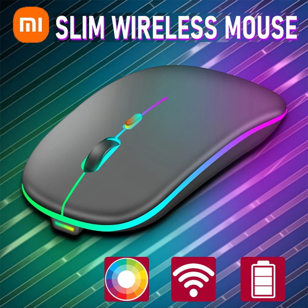 Xiaomi-rat-n-inal-mbrico-recargable-para-ordenador-Mouse-ergon-mico-con-Usb-silencioso-con ...