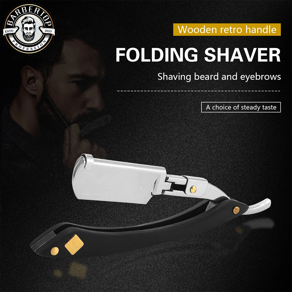 Professional-Men-s-Manual-Straight-Shaver-Trimming-Classic-Sharp-Razor ...