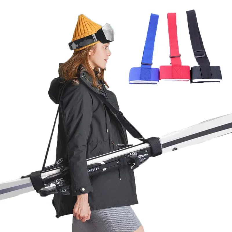 Skiing-Pole-Shoulder-Hand-Carrier-Lash-Handle-Strap-Adjustable-Buck ...