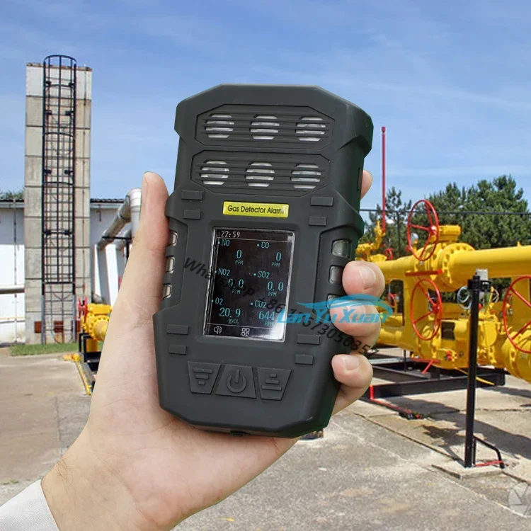 Custom-Made-Portable-Multi-Gas-Detector-EX-O2-H2S-NO2-CH4-NO-SO2-CL2 ...