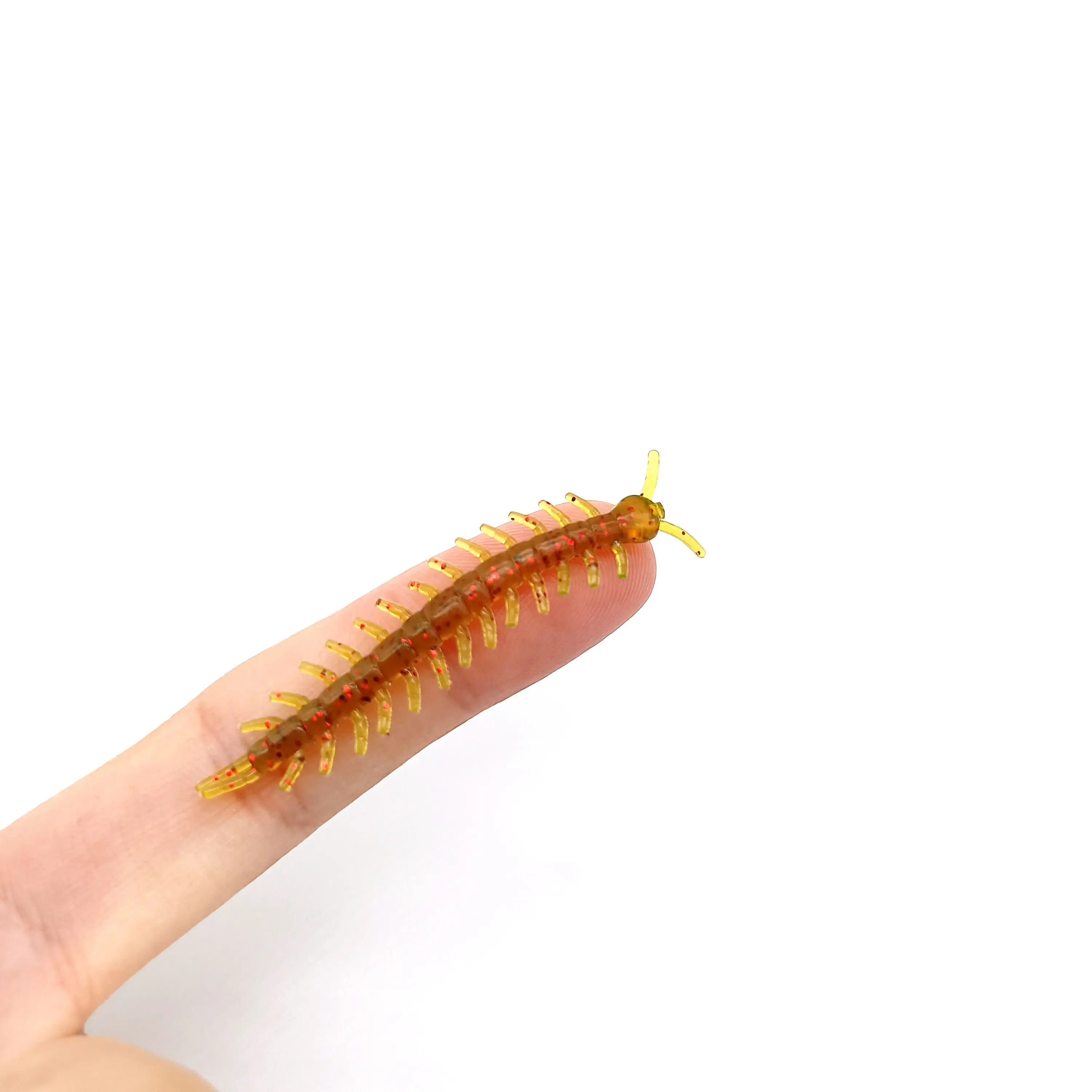 DUODUOYU-10PCS-Small-Centipede-Fishing-Lures-0-5g-55mm-Mini-Soft-Worm ...