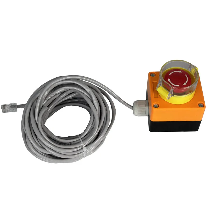 Emergency button for the connection for interlock of laser machine ...