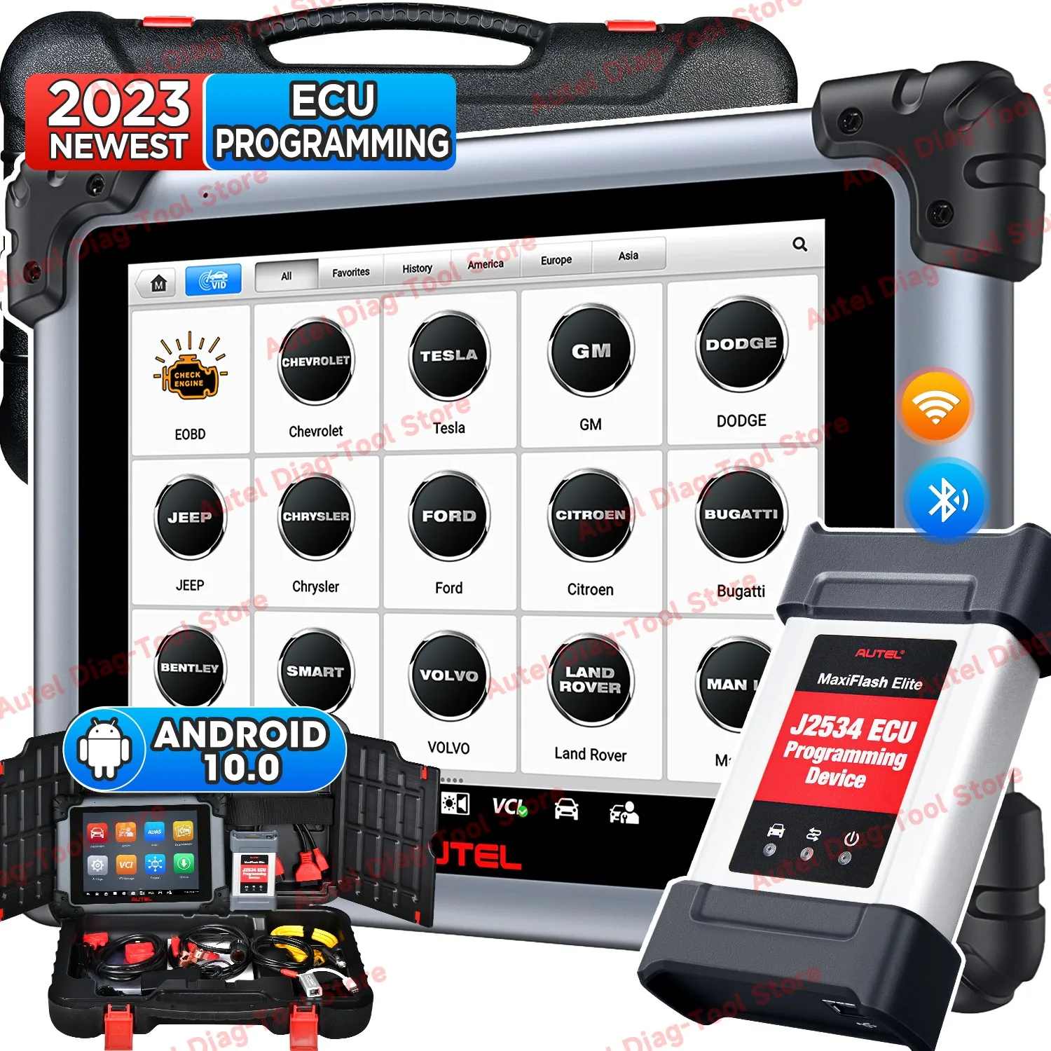 Autel-esc-ner-de-diagn-stico-automotriz-MaxiSys-MS908S-Pro-II-J2534 ...