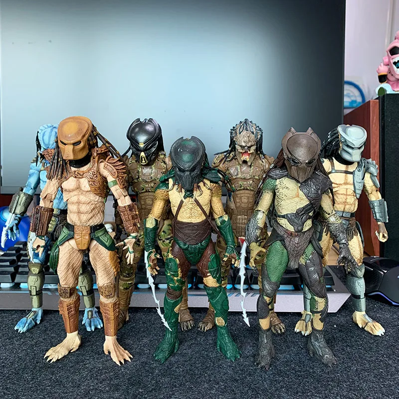 NECA-20CM-Predator-Masked-Scar-Predator-Figure-Alien-Action-Figure-Toys ...