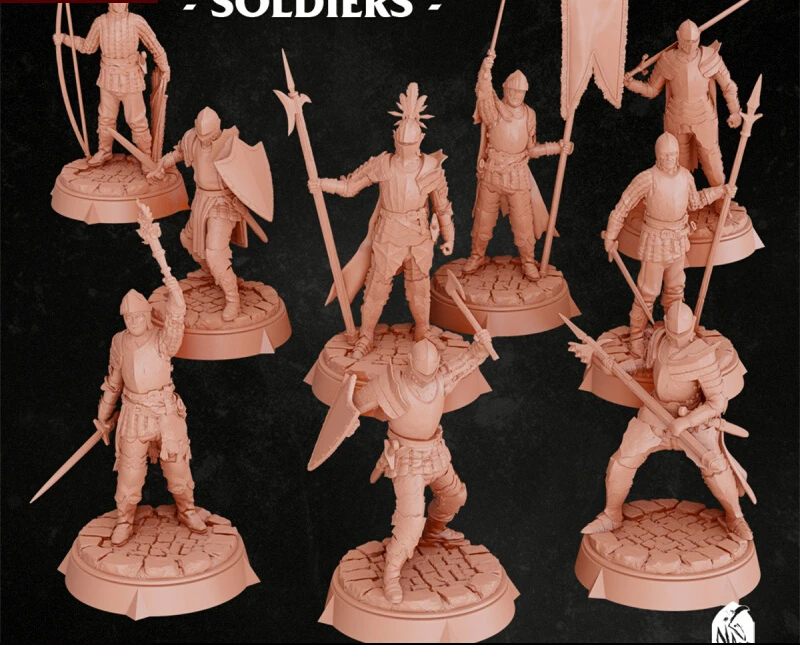 Medieval-Garrison-Guards-Cavalry-Warriors-Mages-Dwarves-Dungeons-and ...