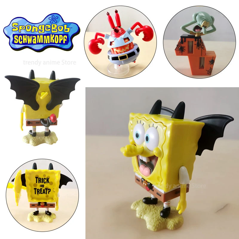 2022 New Spongebob Kfc Children Toys | Spongebob Halloween Figures ...
