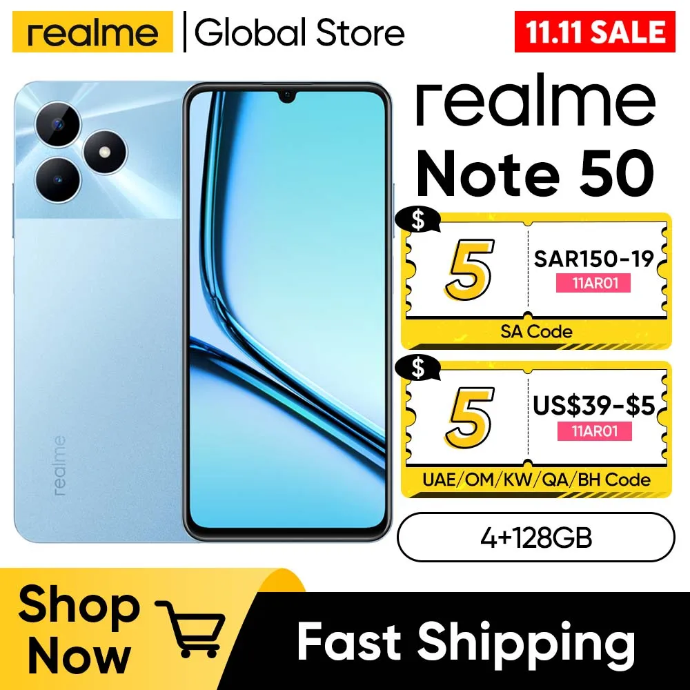 realme-Note-50-Mobile-Phone-6-74-90Hz-Realistic-Screen-13MP-AI-Camera ...