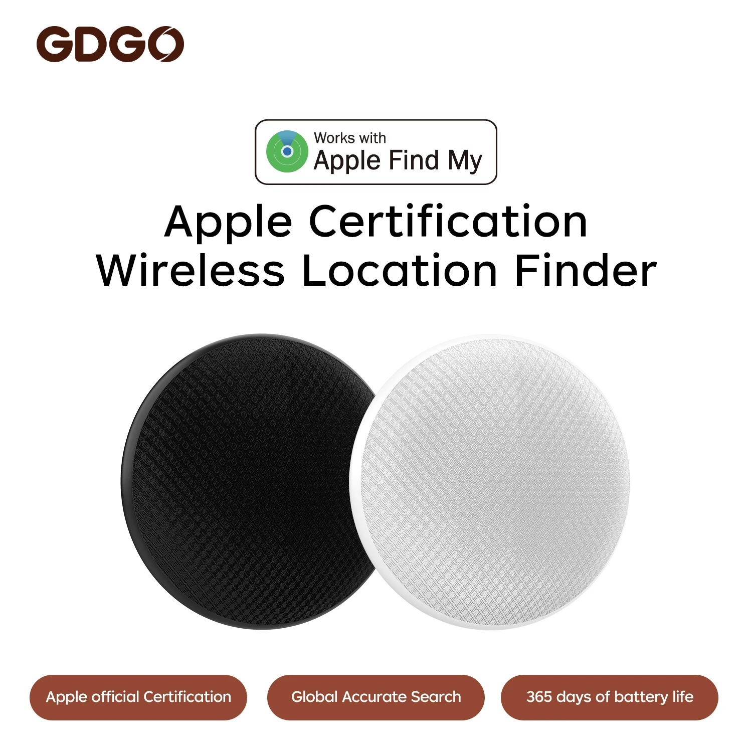 جهاز تعقب معتمد من GDGO Apple MFi | بديل AirTag لطوق الحيوانات الأليفة ...