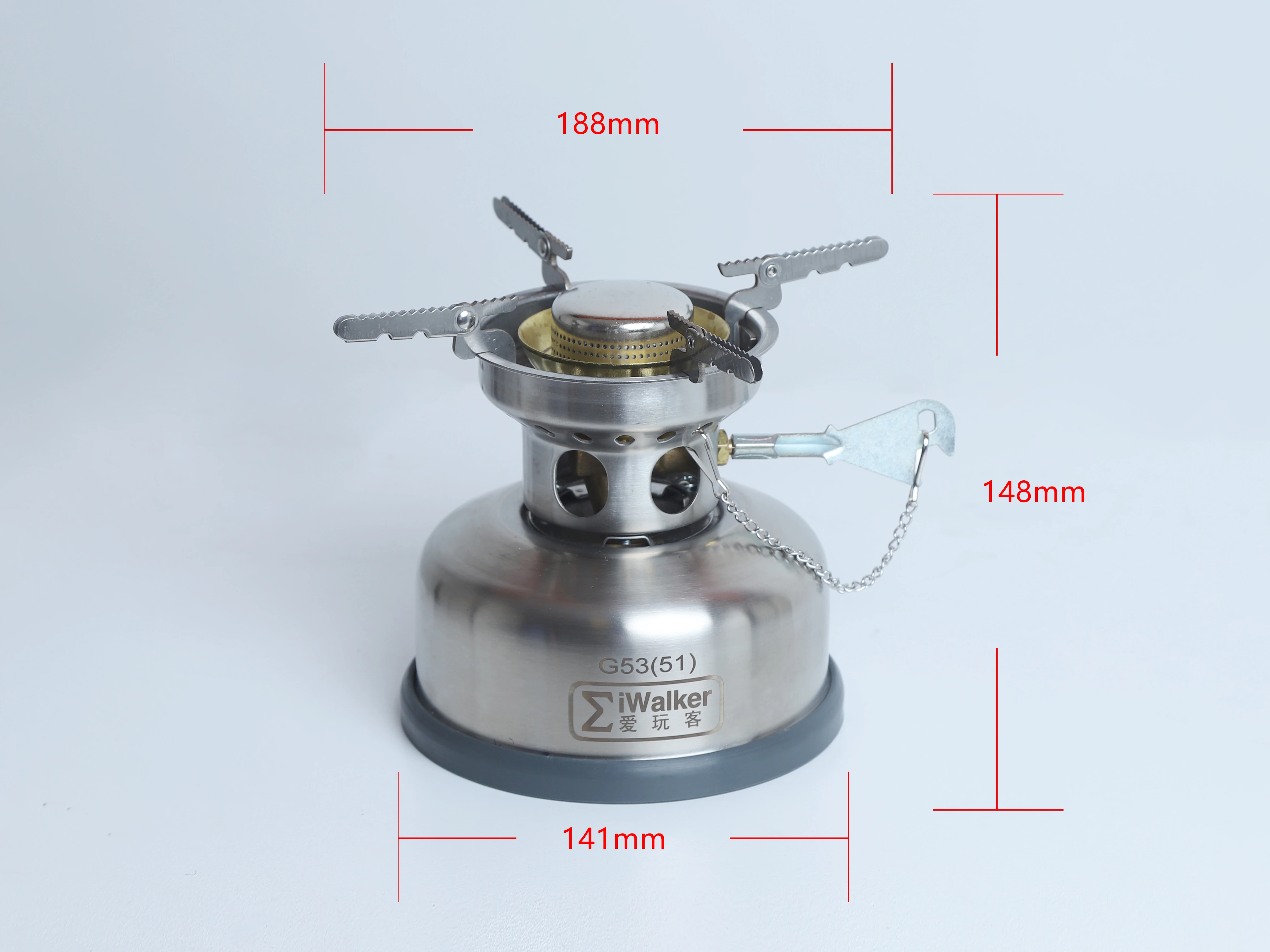 Iwalker G53s Camping Gasoline Stove No Noise Oil Furnace Picnic Burners ...