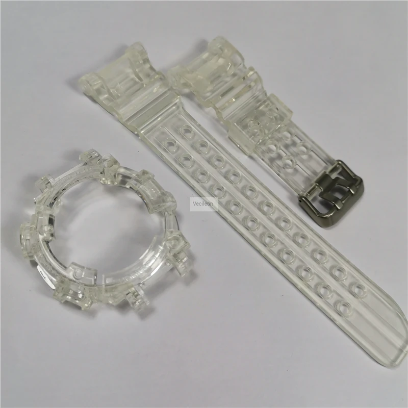 GWF-D1000-Transparent-Color-Watch-Strap-and-Bezel-With-Buckles-and ...