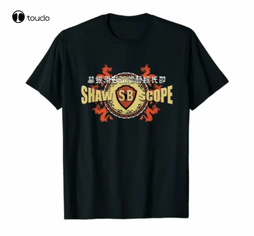 Shaw-Brothers-Scope-Logo-Black-T-Shirt-S-5Xl-Tee-Shirt-Custom-Aldult ...
