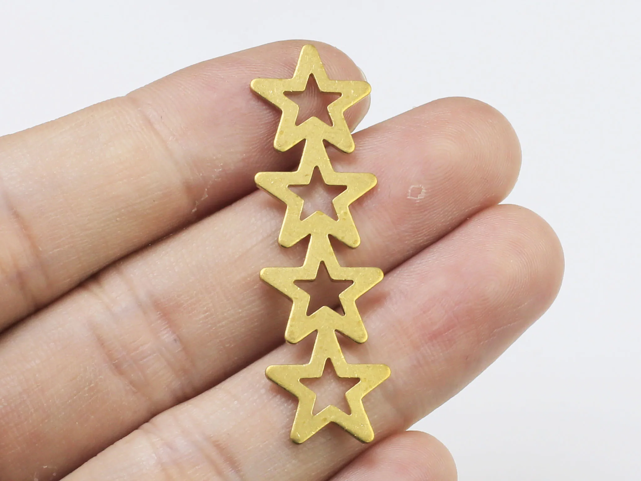 Abalorio-de-estrella-de-lat-n-20-piezas-Conector-de-Enlace-de-estrella ...